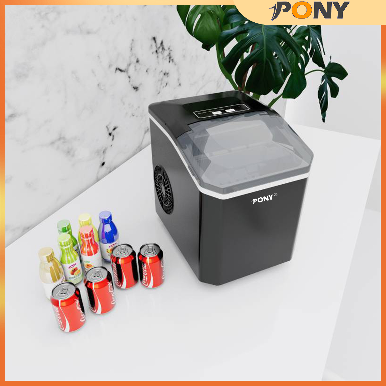 PONY HOME-Ice Maker Machine Mesin Ais Batu Ice Cube Maker Making Ais ...