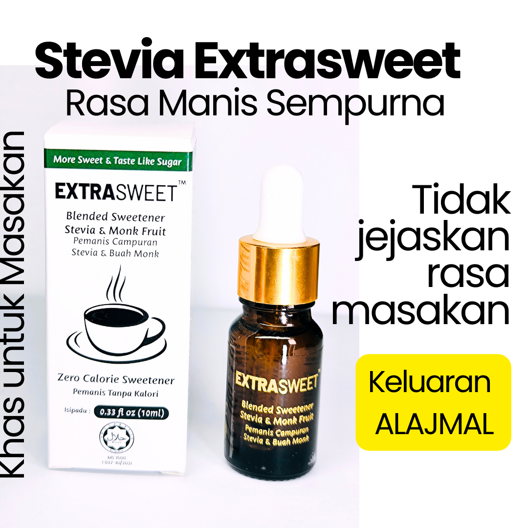 Pengganti Gula Pasir Stevia Extrasweet 10ml oleh Stevia Alajmal - Rasa ...