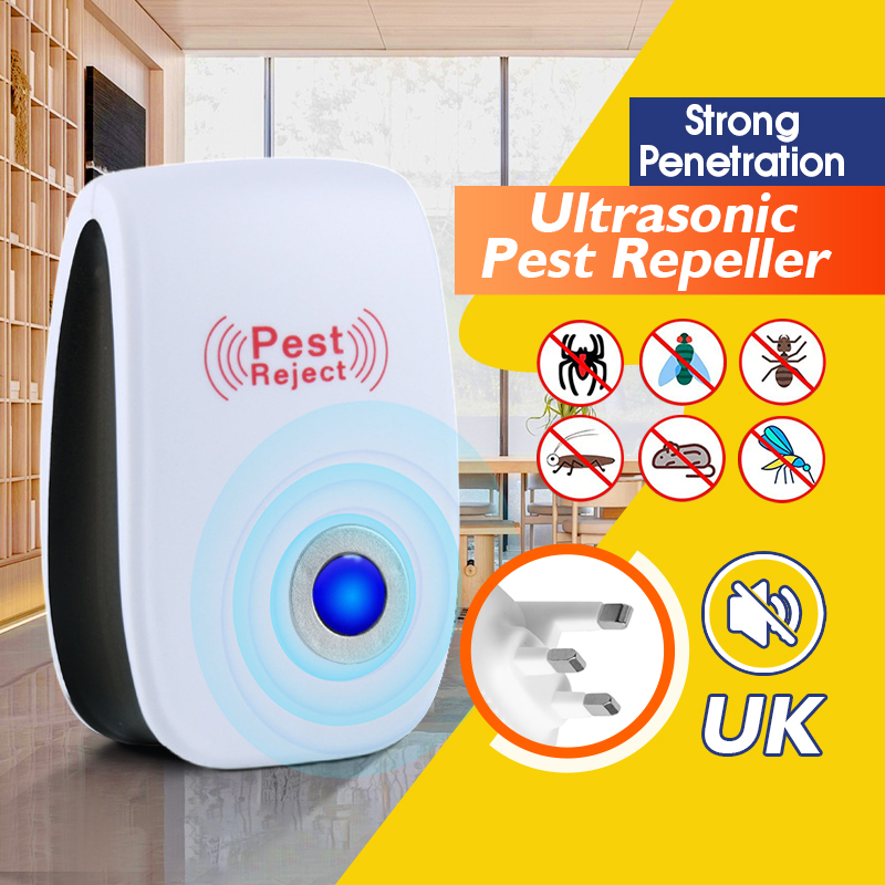 Pest Reject Ultrasonic Intelligent Repeller Anti Mosquito Mouse Pest ...