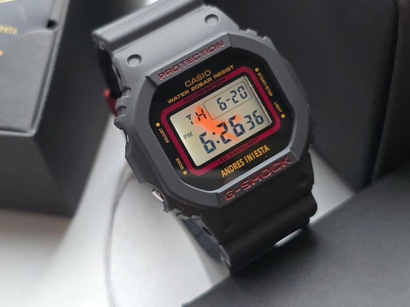 (LIMITED) CASIO G-SHOCK DW-5600AI-1 World-class professional football ...