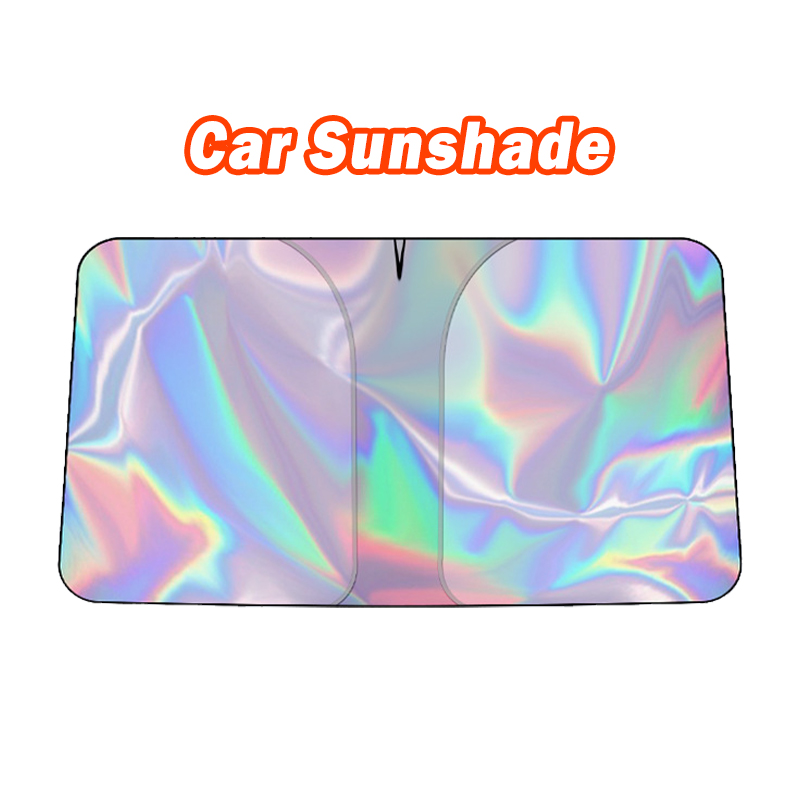 Universal Car Windshield Sun Shade Laser Cover Sun Protection UV ...