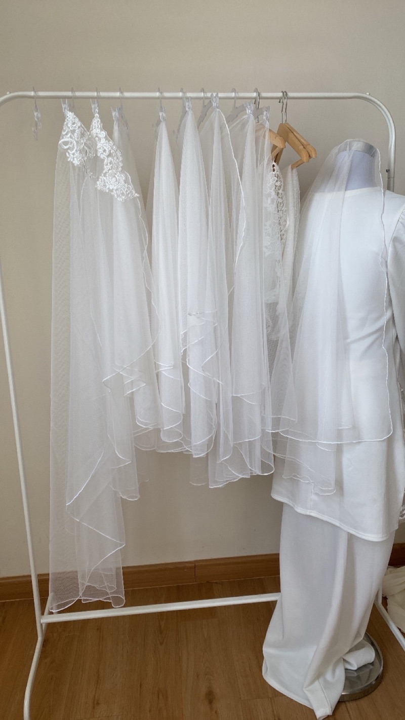 Veil NIKAH OFFWHITE Bridal veil Wedding veil Nikah tunang Malaysia ...