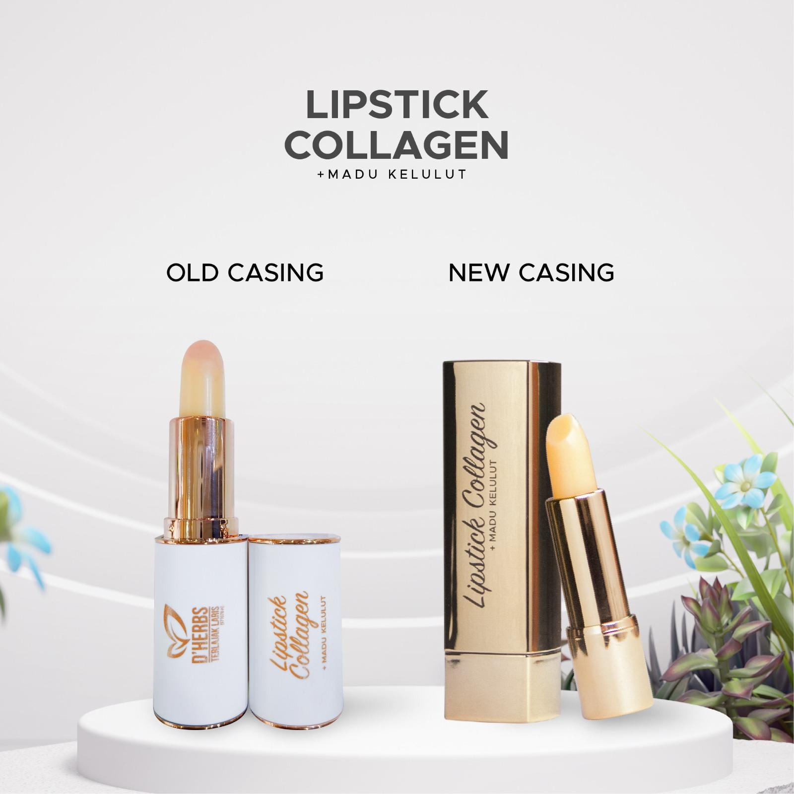 DHERBS Lipstick Collagen + Madu Kelulut | Shopee Malaysia