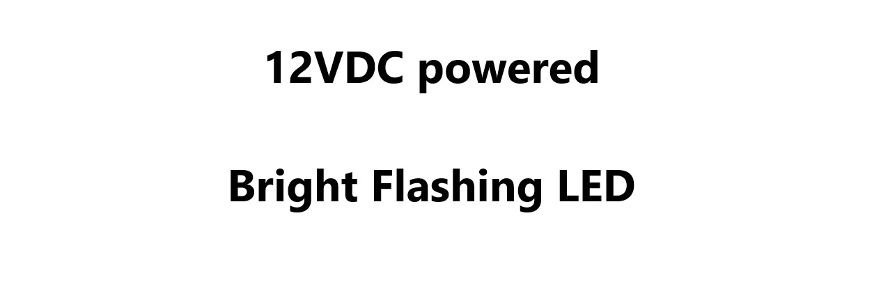 Wired Security Burglar Alarm Red Bright Flashing LED Strobe Light Alarm ...