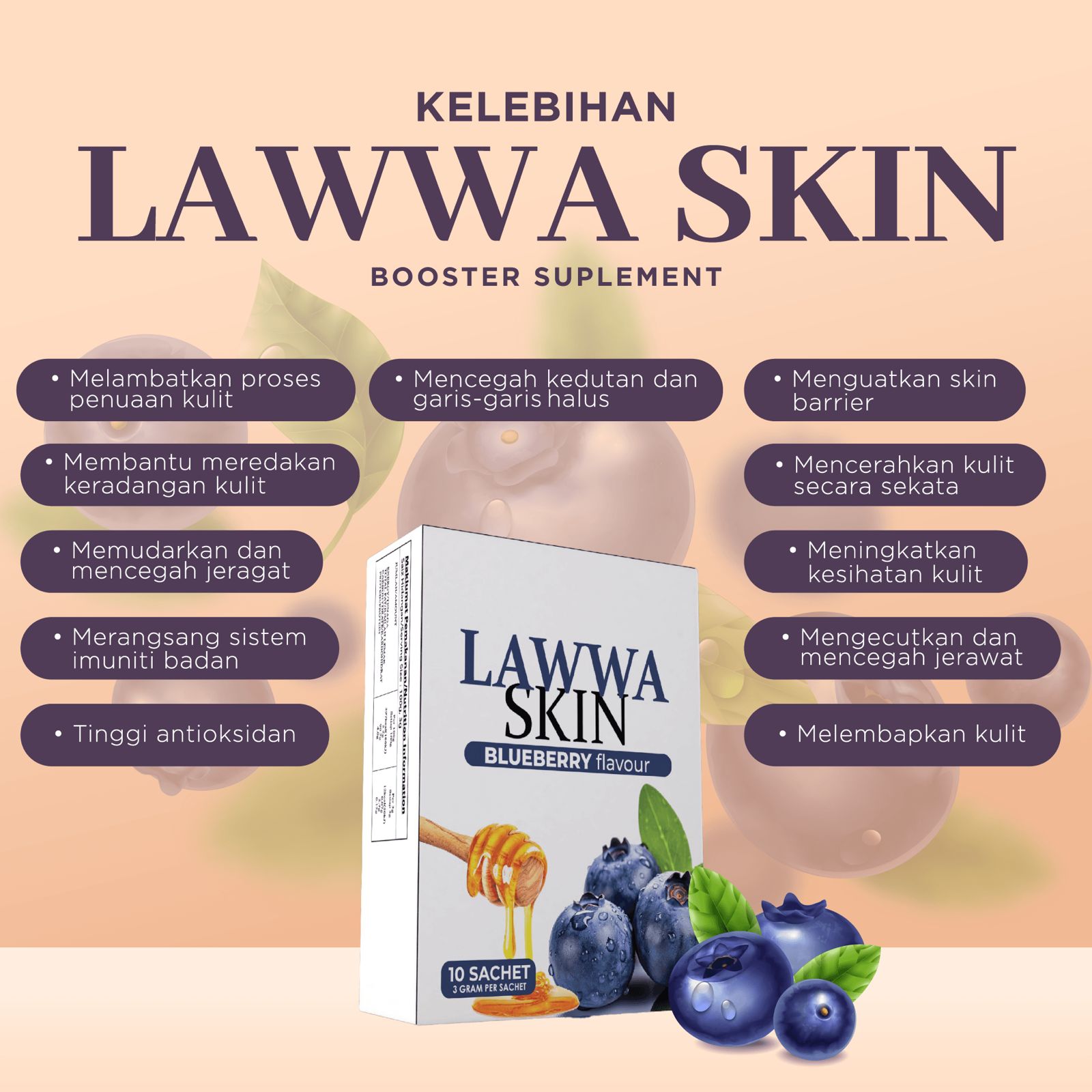 LAWWA SKIN Brightening Booster Supplement (Last Stock) | Shopee Malaysia