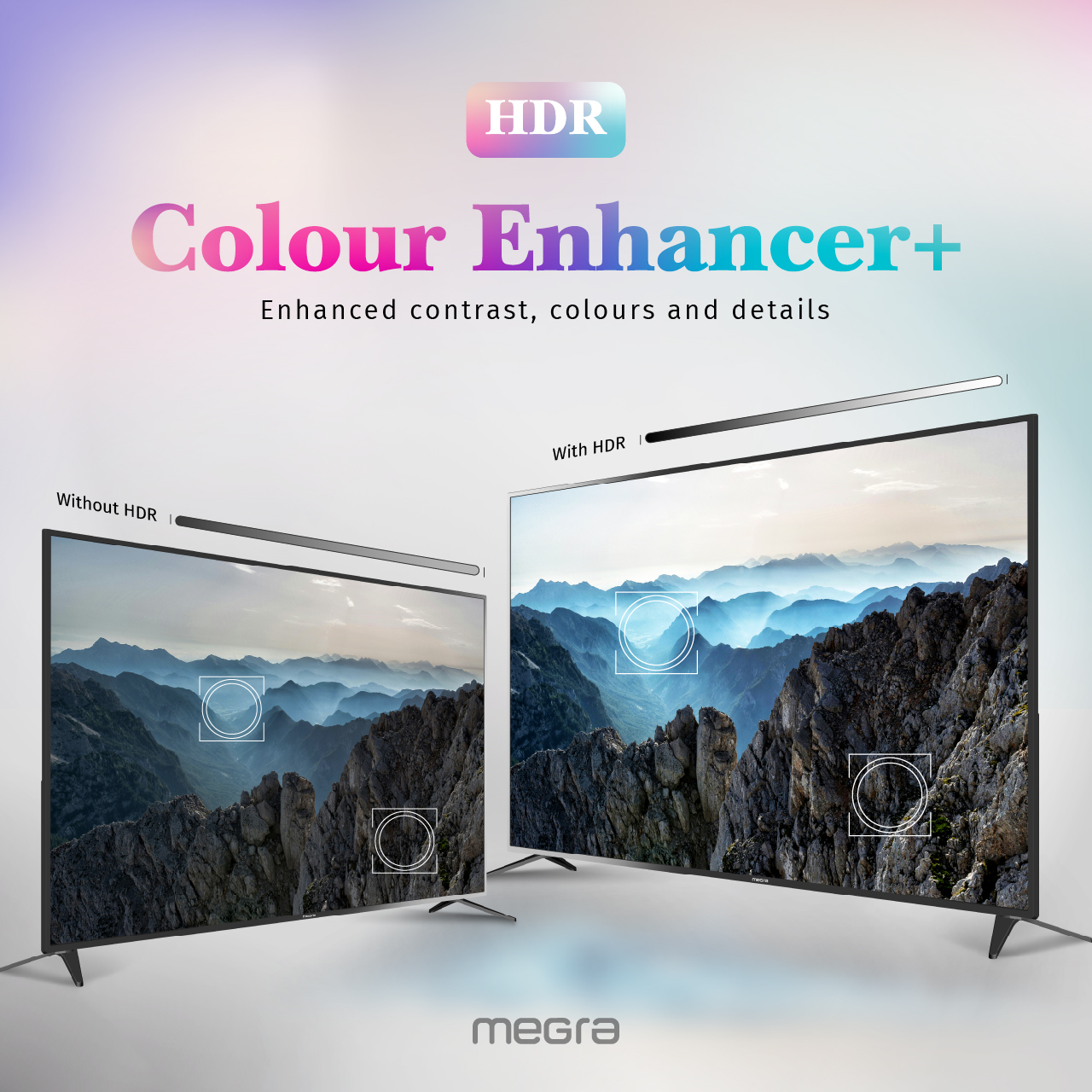 Megra TV 70 Inch QLED Smart TV 4K UHD Netflix Certified TV Smart ...