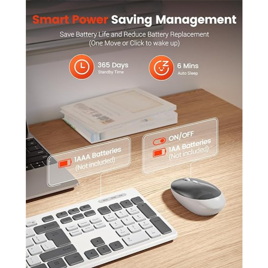 AULA AC308 Wireless Keyboard Mouse Set / AULA AC208 3 in 1 Keyboard and ...