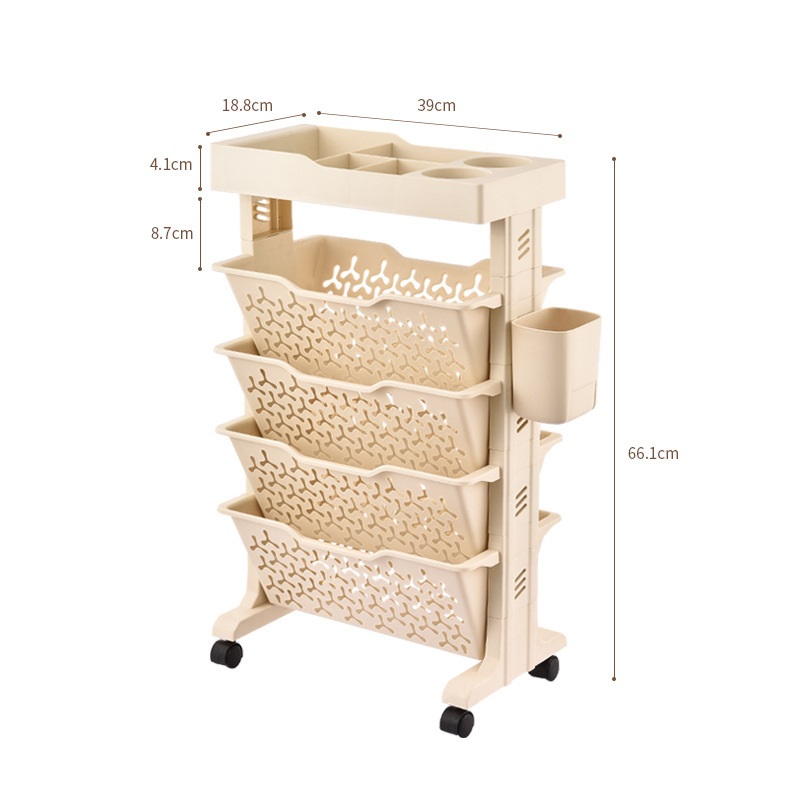 Multilayer Desk Book Organizer/Student Bookshelf With Storage Bag /Desk ...