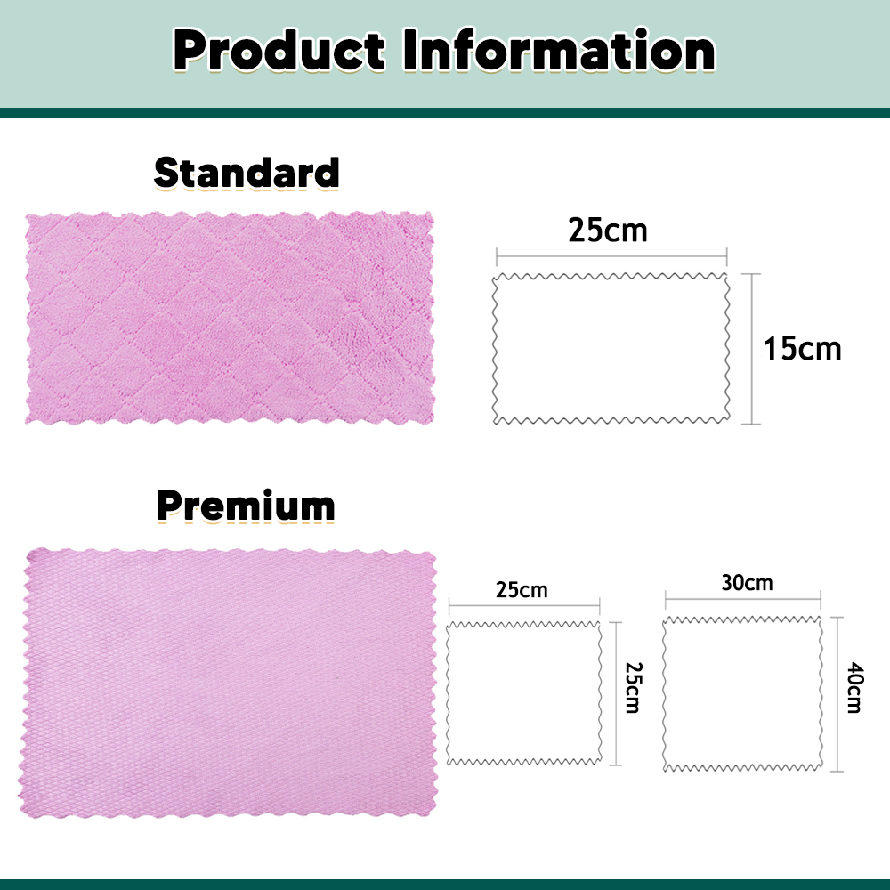 [1PC] Innohut Micro-Fiber Towel Cleaning Cloth Absorbent Kitchen Towel ...