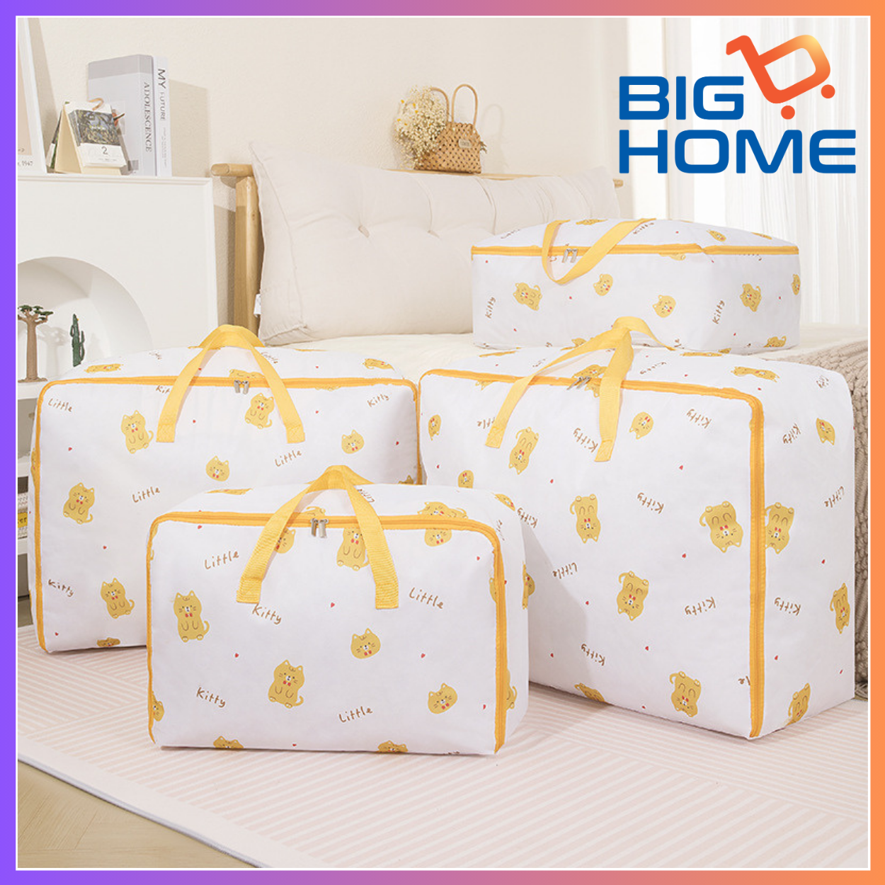Beg Guni Besar Berzip Blanket Bag Storage Box Clothes Storage Kotak ...