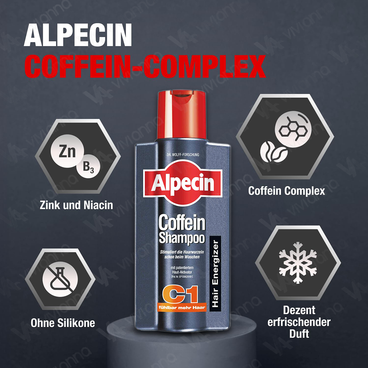 Alpecin Caffein Shampoo 250ml, Alpecin Coffein Shampoo, Alpecin C1 ...