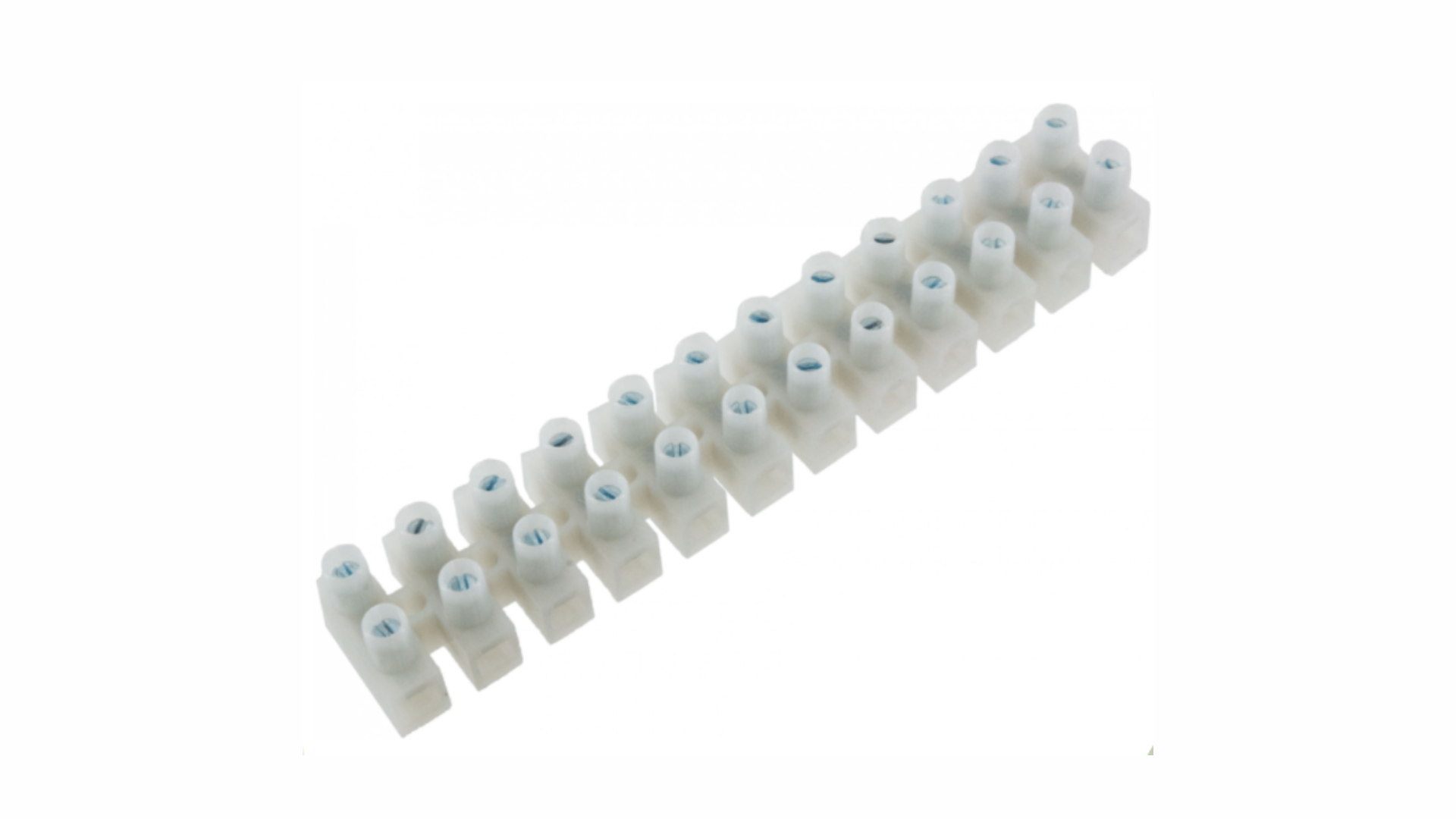 PVC 380V 20A Wire Connector Termination Block White Color Colour for ...