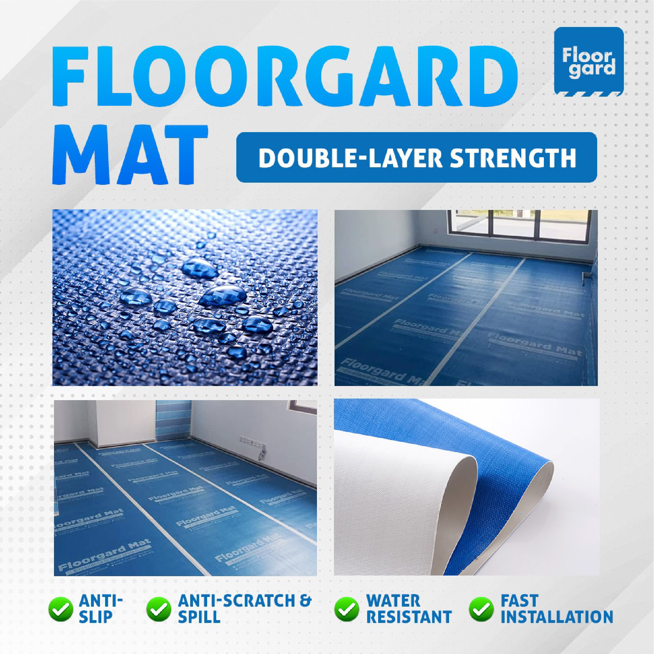 🔥 Floorguard Mat Floor Protection Mat Floorgard Mat Anti Slip Mat ...