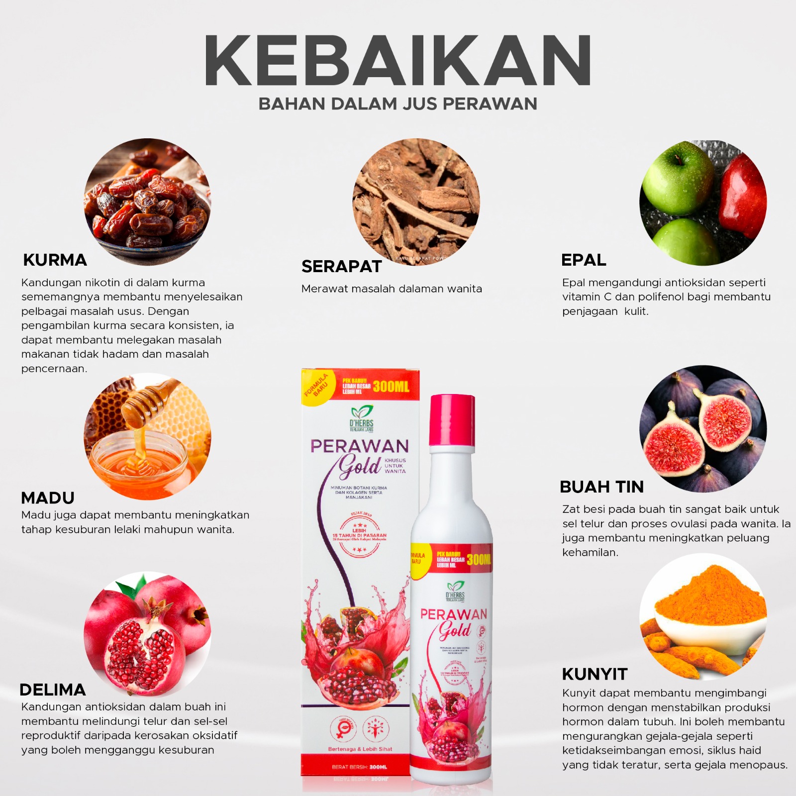 [NEW] DHERBS Perawan Gold Combo | Shopee Malaysia
