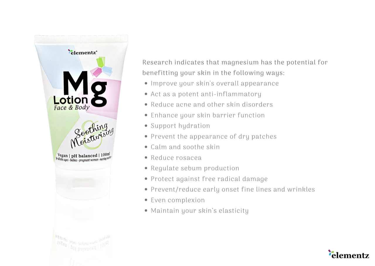 ELEMENTZ MG LOTION Losyen Magnesium Lotion skin moisturizer ...