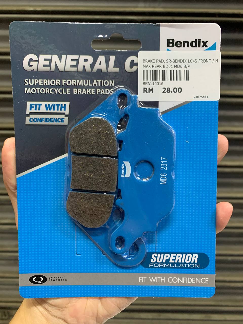 BENDIX RACING BRAKE PAD MD30 MD26 MD51 MD6 MD25 RS150 Y15 Y16 NVX LC4S ...