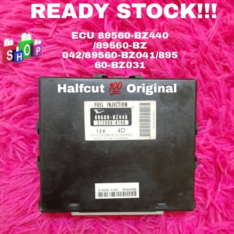ECU Perodua Myvi - 89560-BZ440 1.3 COMPUTER BOX ENGINE CONTROL UNIT ...