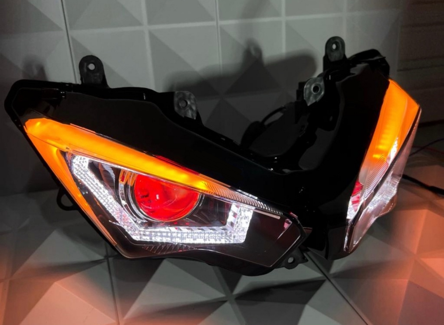 JPA LED HEAD LAMP KAWASAKI NINJA ZX25R ZX-25R LAMPU DEPAN LED Bulb GMA ZX6R ZX4R 2021 2022 ...