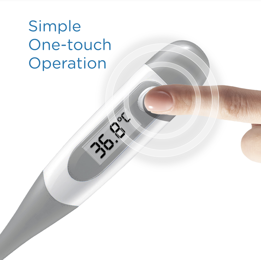 Autumnz - Baby Kids Digital Safety Thermometer Easy Use -Turquoise Grey ...
