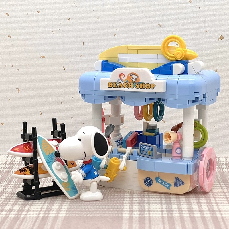 CACO BLOCK SNOOPY SHOP SERIES BUILDING BLOCKS (S018A/S019A/S020A/S021A ...