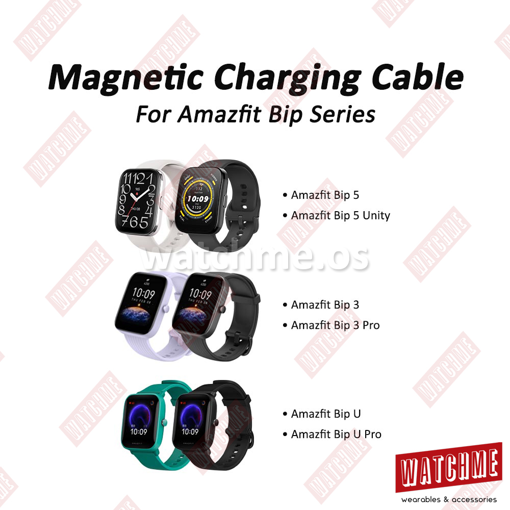 Amazfit Bip Series Magnetic Charging USB Cable 100cm For Watch Bip 5 ...