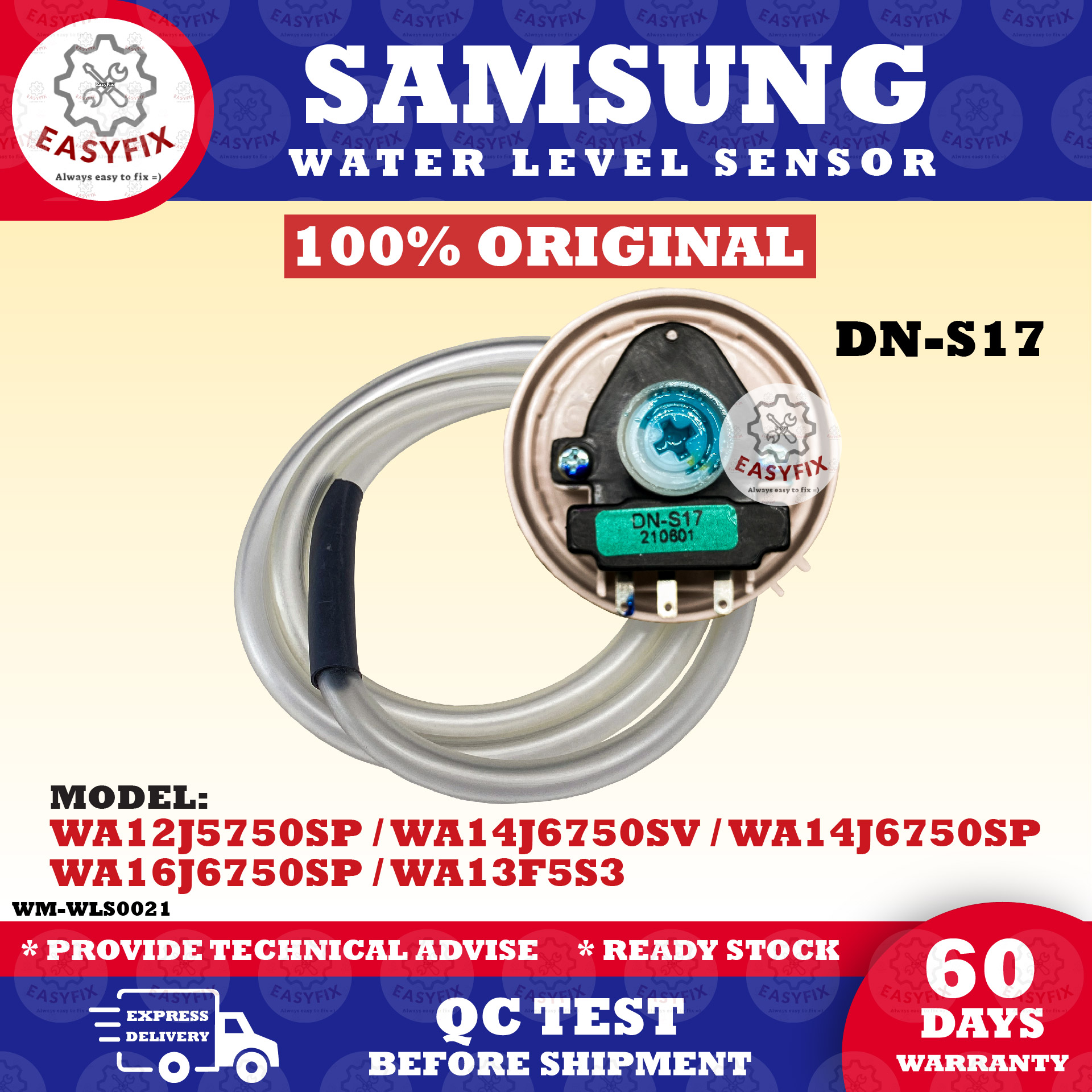 DN-S17 (ORIGINAL) WA12J5750SP WA14J6750SV WA14J6750SP SAMSUNG WASHING ...