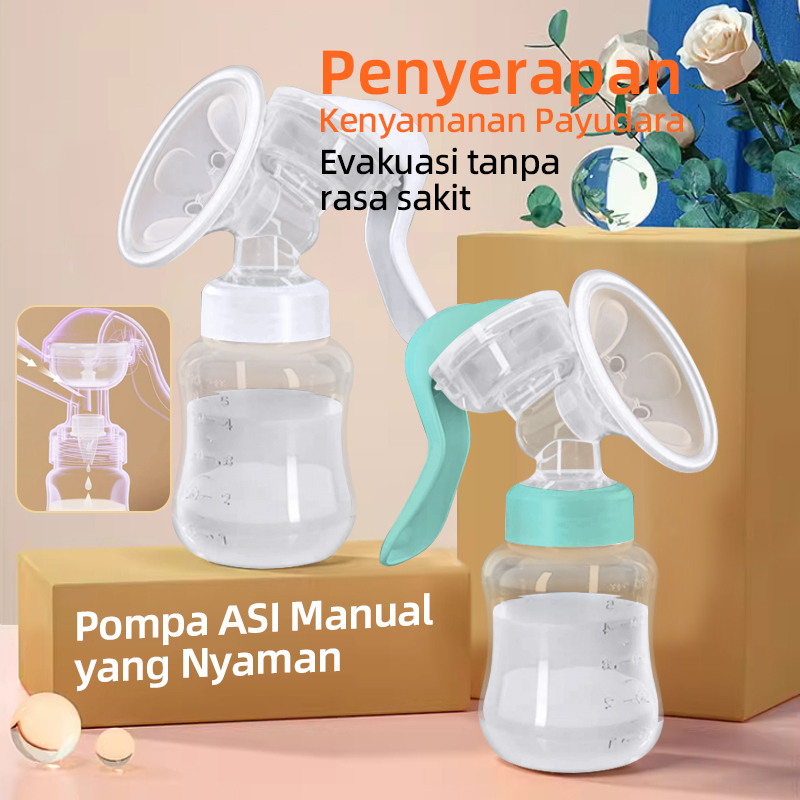 Manual Breast Pump Real Bubee Breast Milk Pump Susu Breastpump with ...