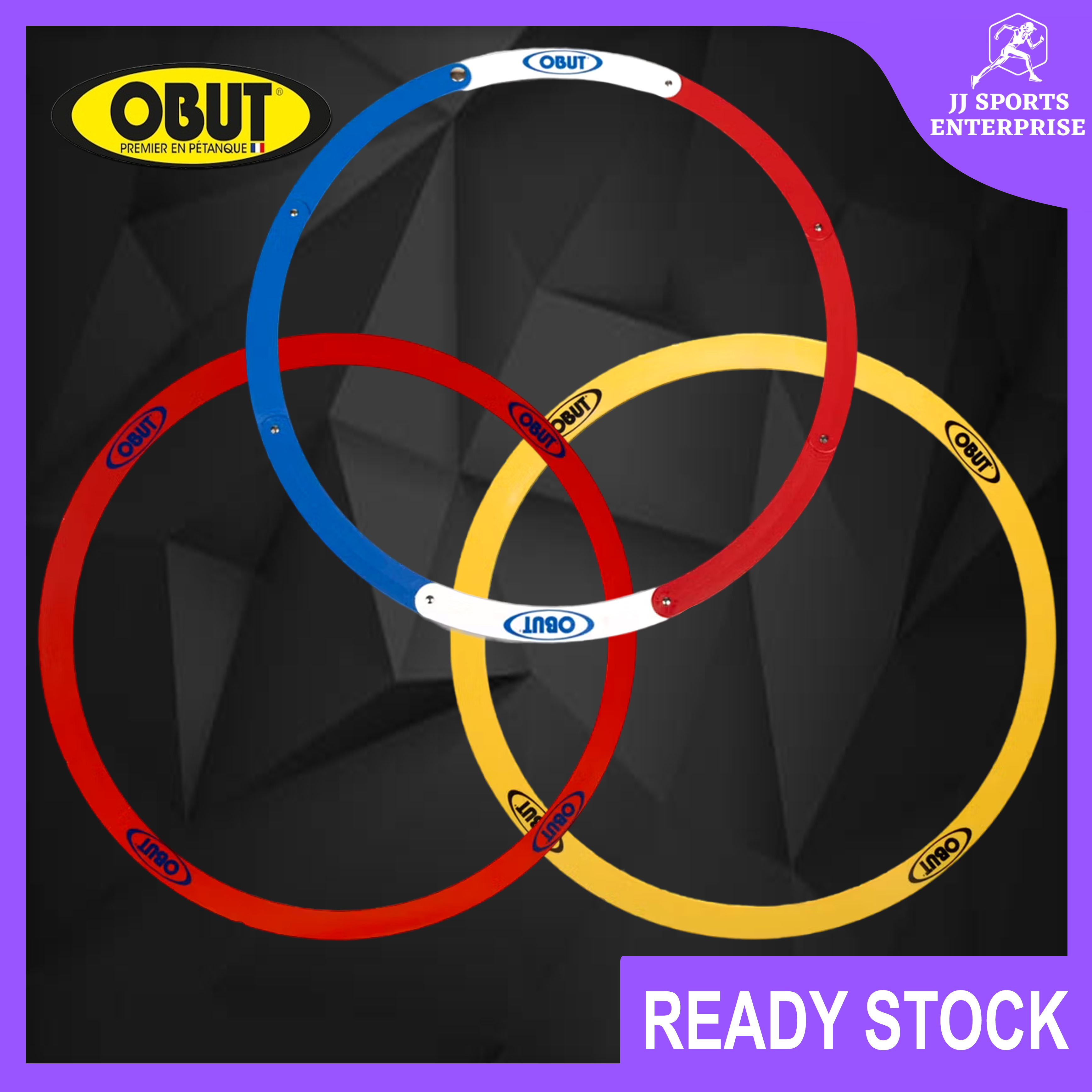 OBUT Petanque Rigid Circle Obut Petanque Folding Circle Standing Ring ...