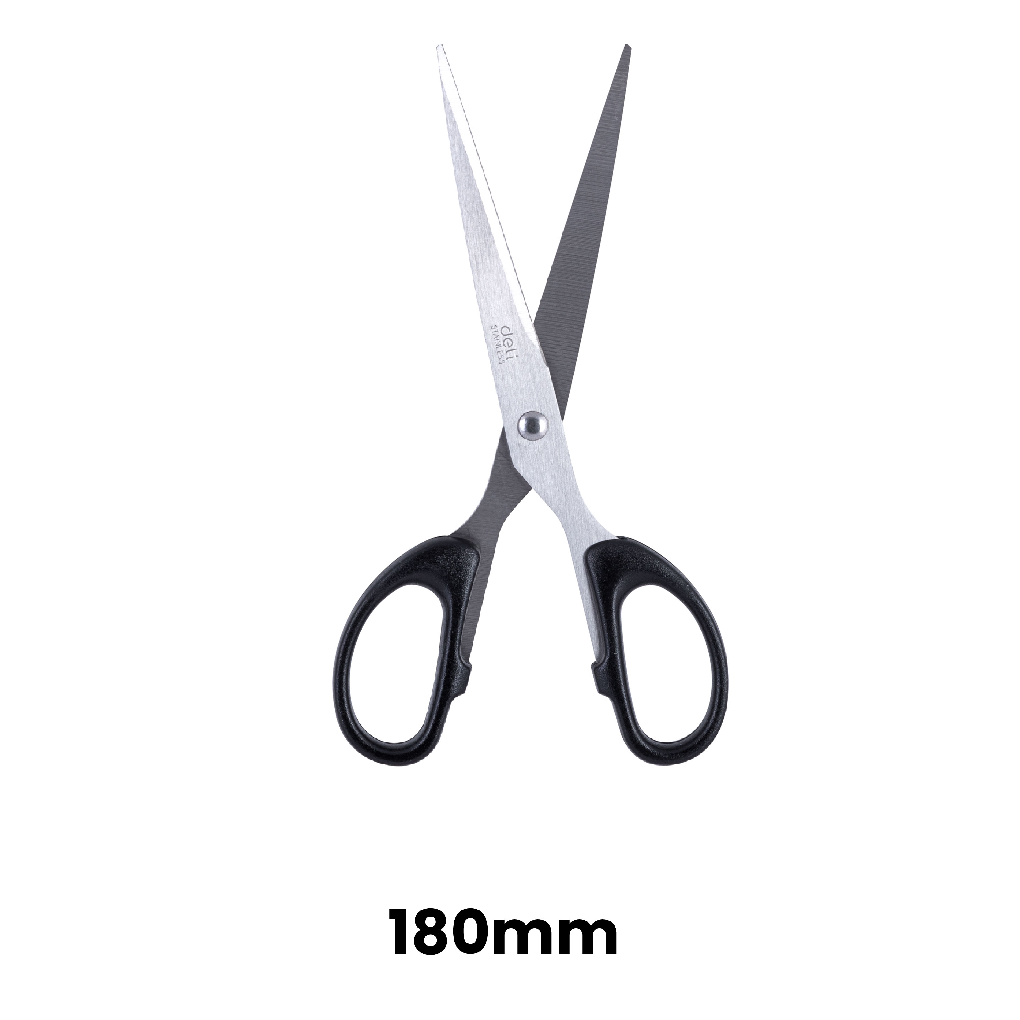 Deli Scissors Big School Scissors Sharp Polished Blade (18cm/21cm ...