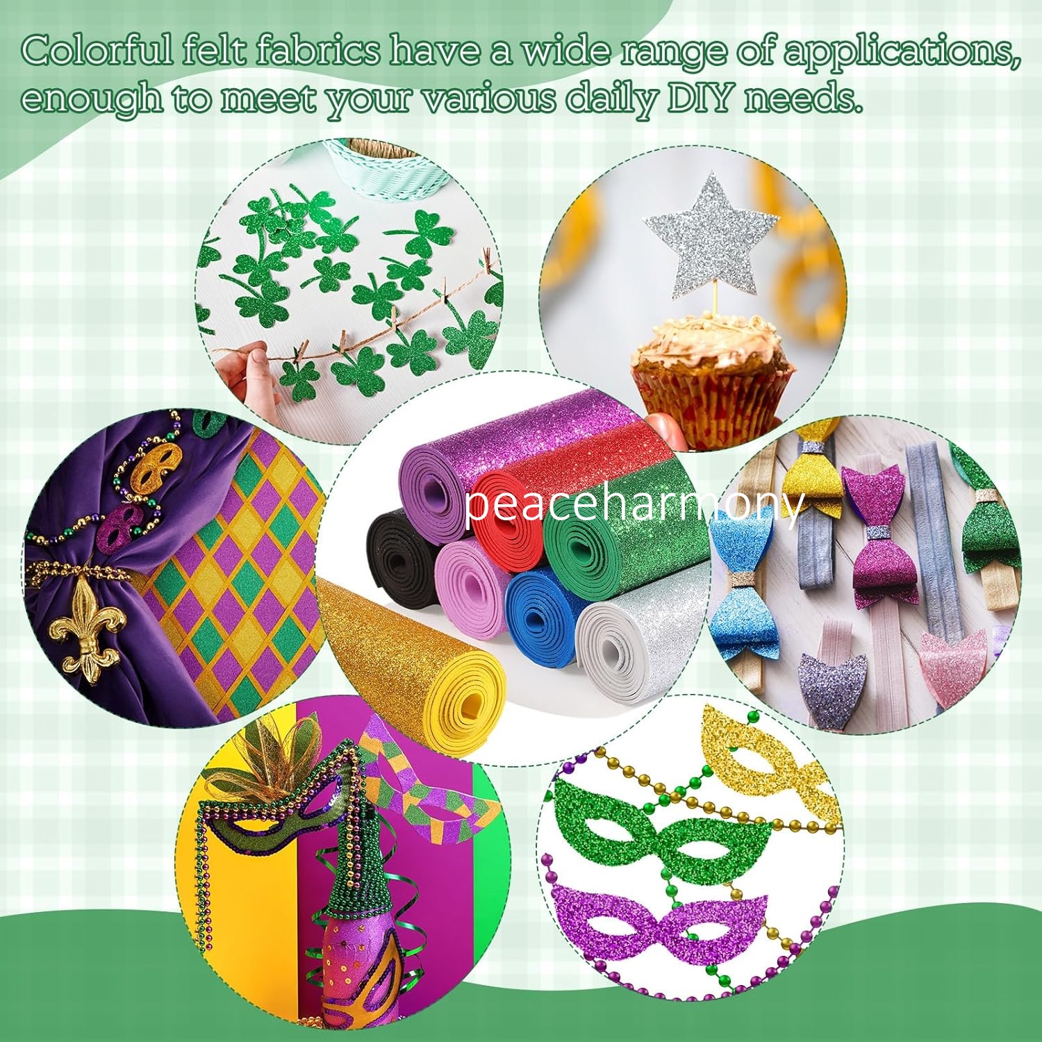 Glitter EVA Foam | 60x40cm | Kad Busa Berkilau | DIY | Arts & Craft ...