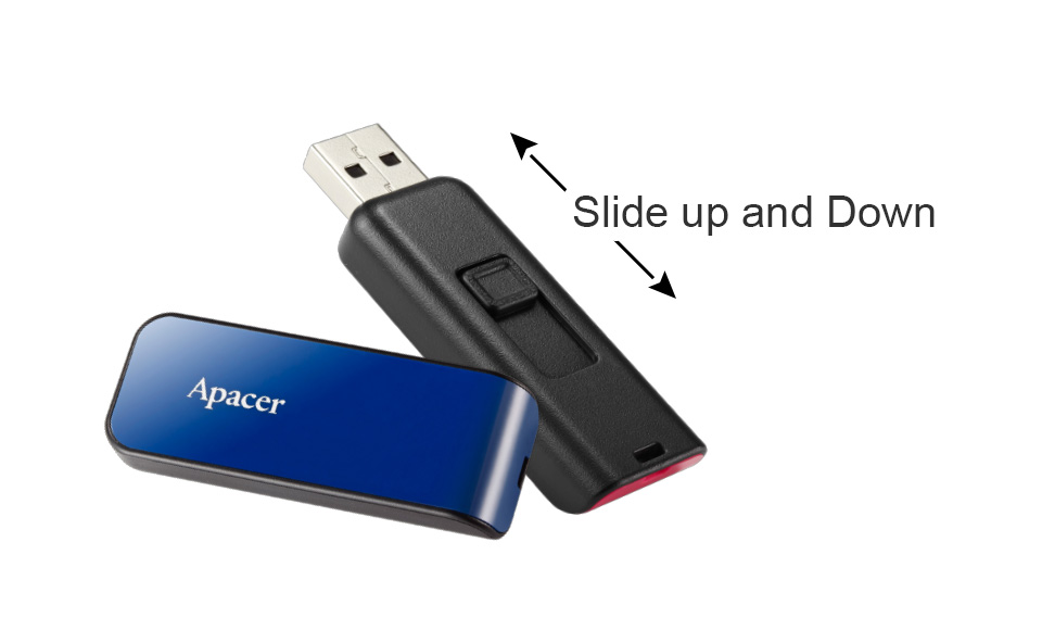 APACER AH334 USB 2.0 Flash Drive Thumbdrive Pendrive 32GB/64GB | Shopee ...