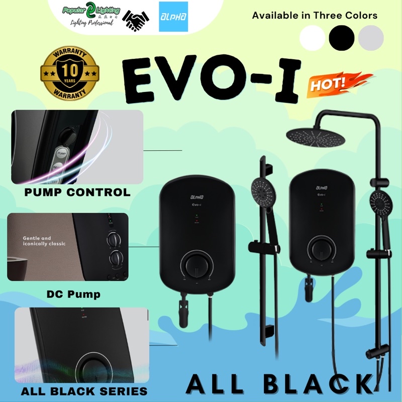 ALPHA EVO Series EVO i DC Water Heater | Silent DC Pump | 70% Energy ...