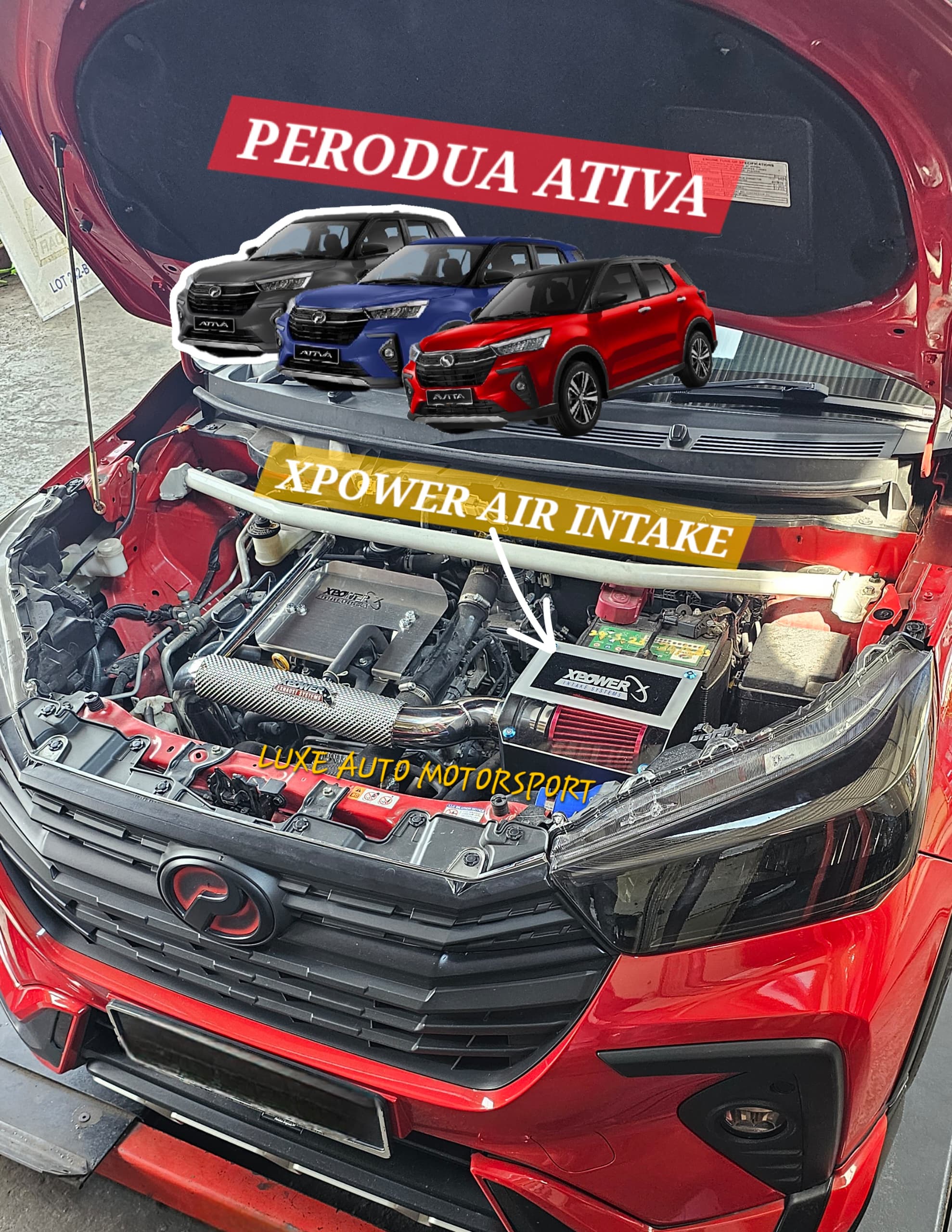XPower AIR INTAKE Perodua Ativa New Air Intake Systems | Shopee Malaysia