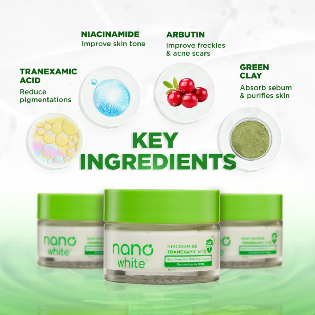 Nanowhite Spot Correction Mattifying Moisturiser - Combination To Oily ...