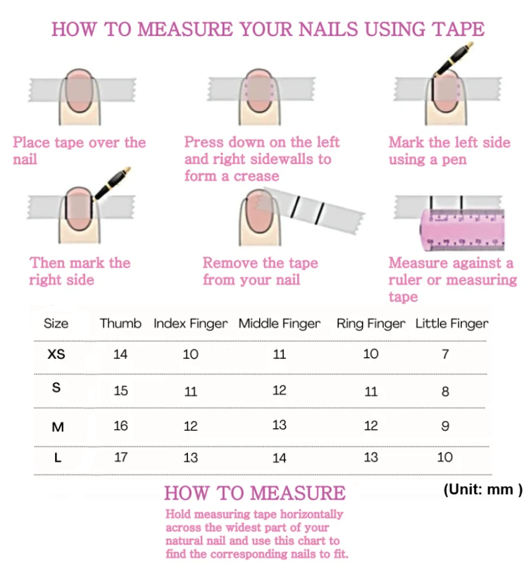Fake nails 10pcs Nails Press on nail kuku palsu 美甲 穿戴甲 | Shopee Malaysia