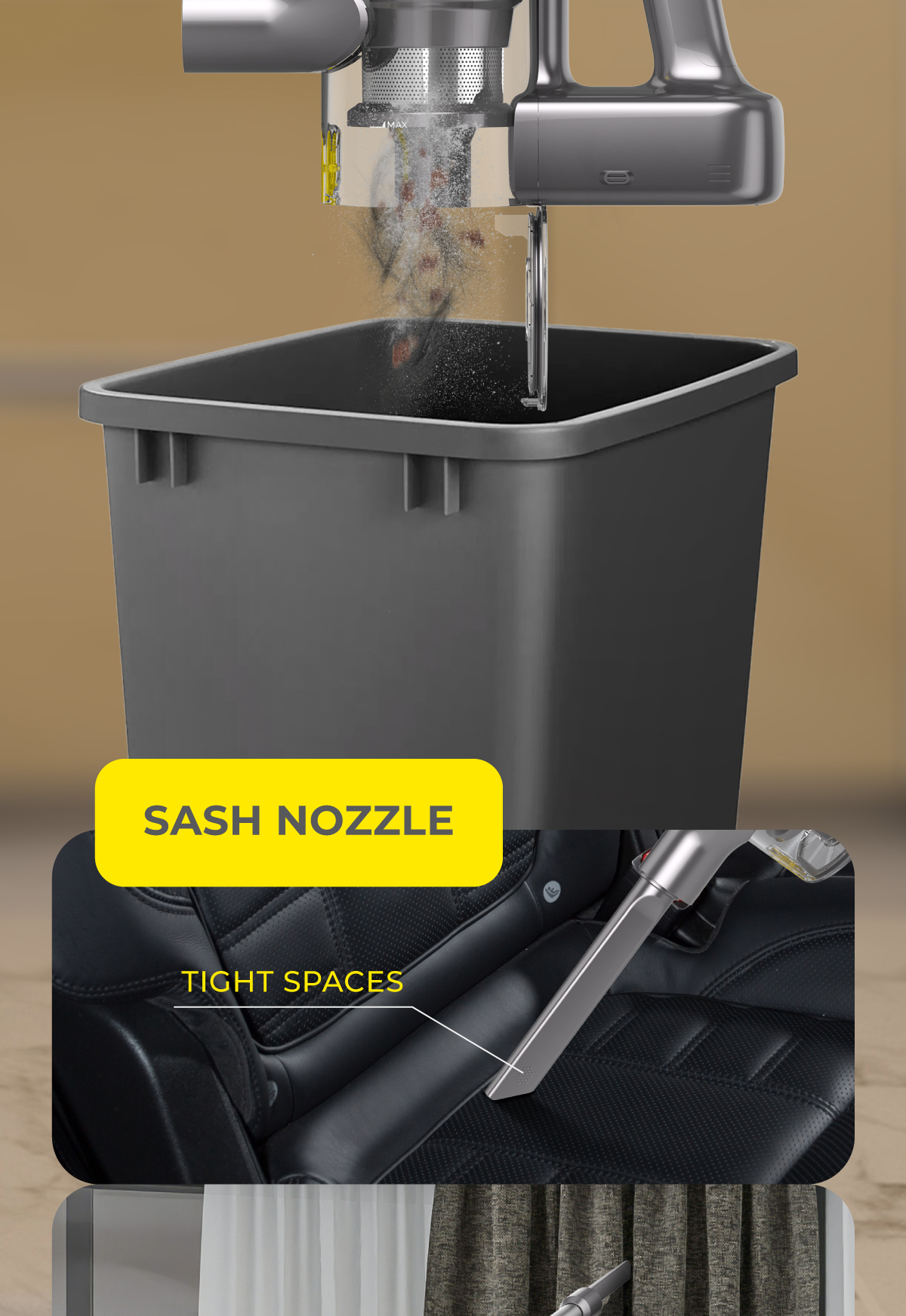 Bossman Kaden, Cyclomax Pro VK2 Wireless Cordless Vacuum Cleaner ...