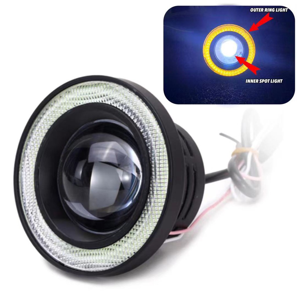 SUZUKI SWIFT ANGEL EYE Fog Lamp LED LIGHT Halo Ring Spotlight COB ...