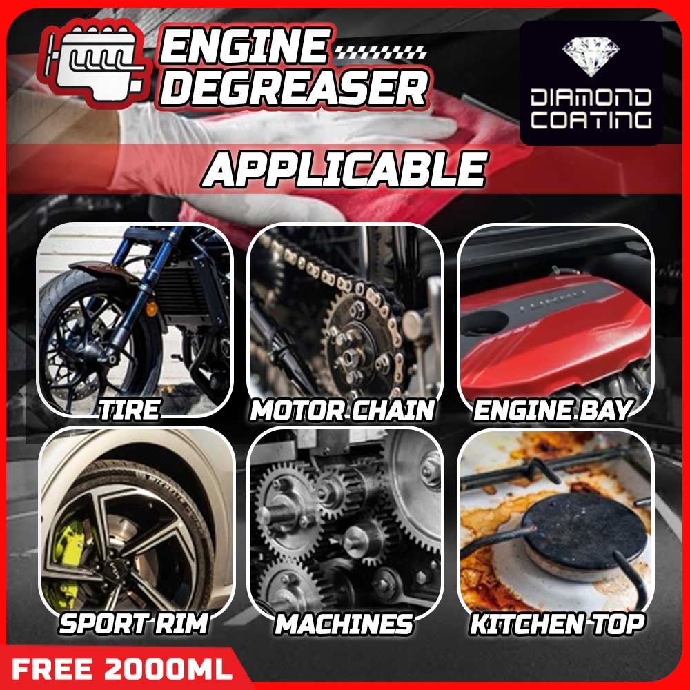 【4L FREE 1 LITRE】 Diamond Engine Degreaser/ Enjin Degreaser/ Engine ...