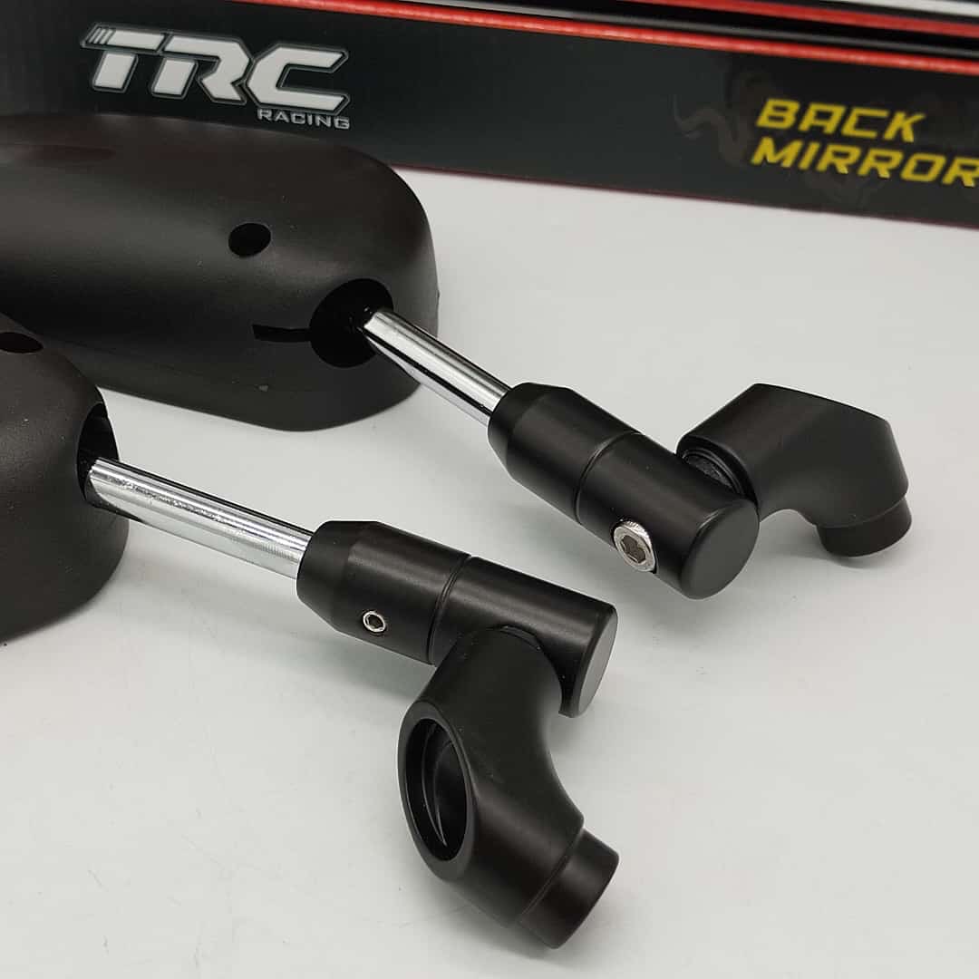 TRC RACING SIDE MIRROR LC135 Y110 Y125Z BATANG CHROME 360 FOLDABLE ...