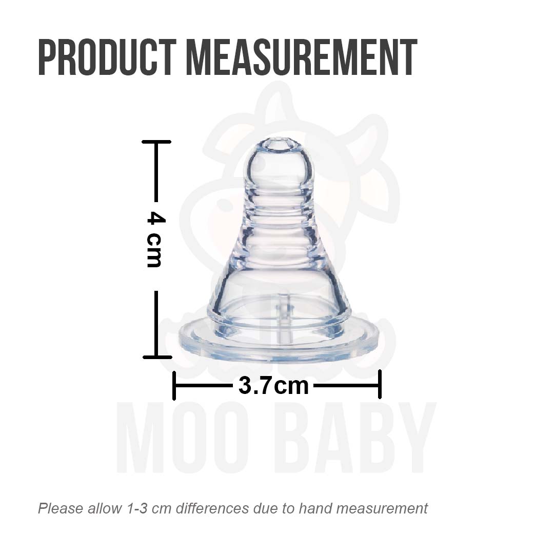 ⭐Moo Baby Puting Susu Slim Neck Puting X Cut Puting Botol Susu Murah ...