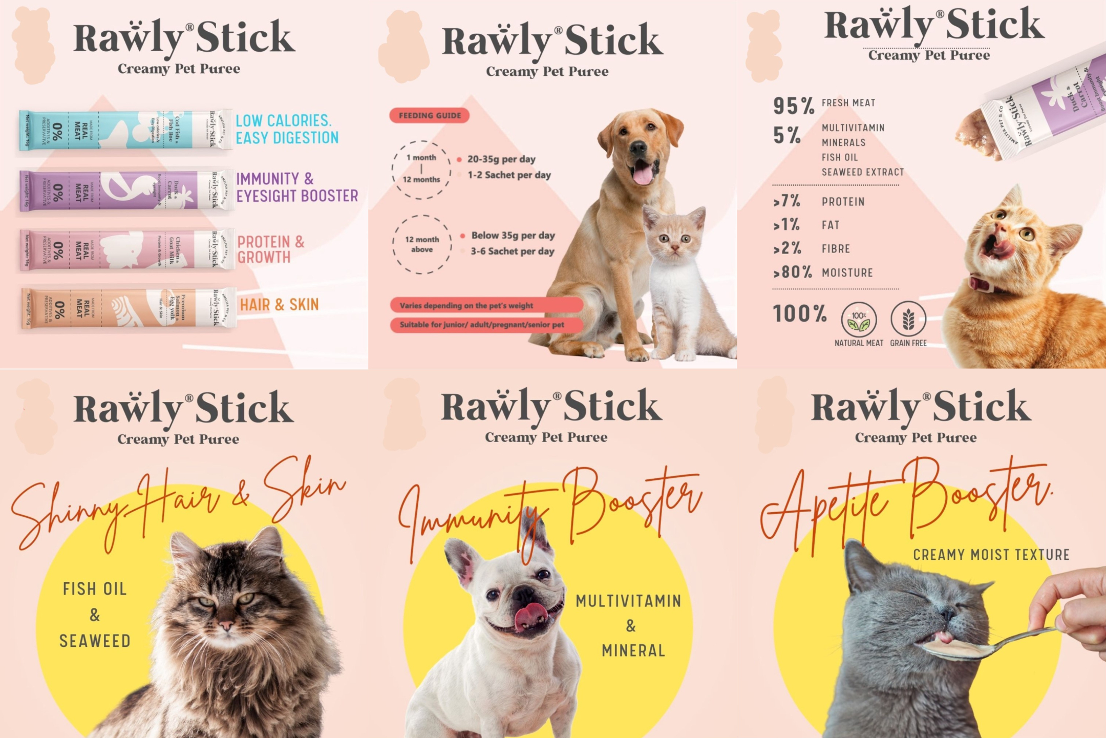 AMELISA PET & CO. Rawly Stick Creamy/Rawly Stick Plus Oral Refresh Pet ...
