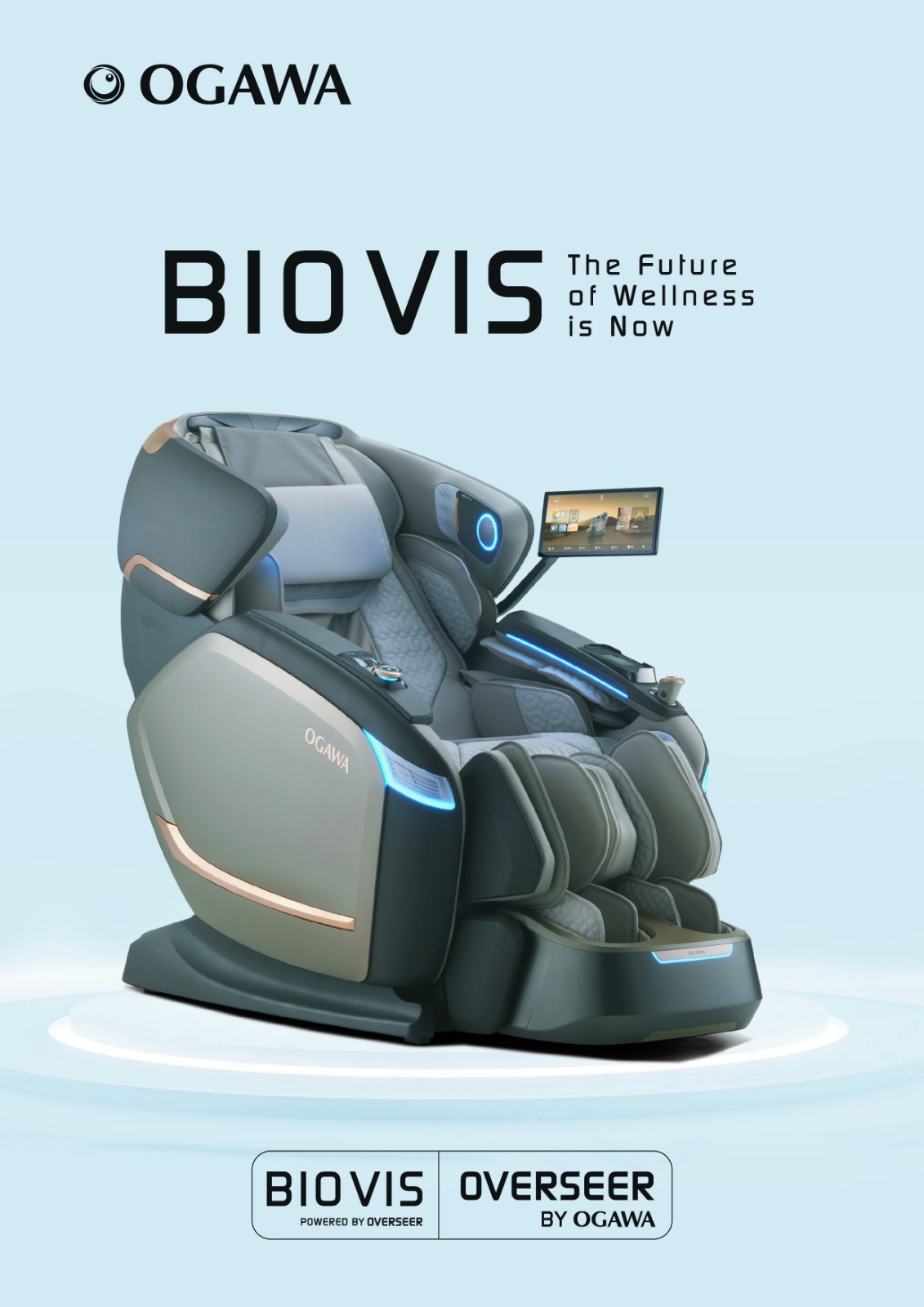 OGAWA Biovis Powered By Overseer Massage Chair | Shopee Malaysia