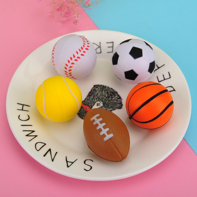 Wenbo [Toy] Mini Foam Ball Squeezer Stress Relief Toy Children Mini PU ...