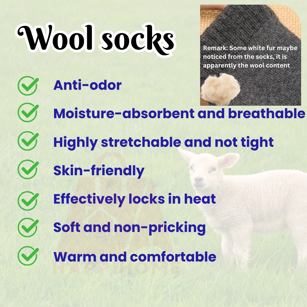 Winter Warm Socks Men Women Stoking Thermal Sock For Winter Merino Wool ...