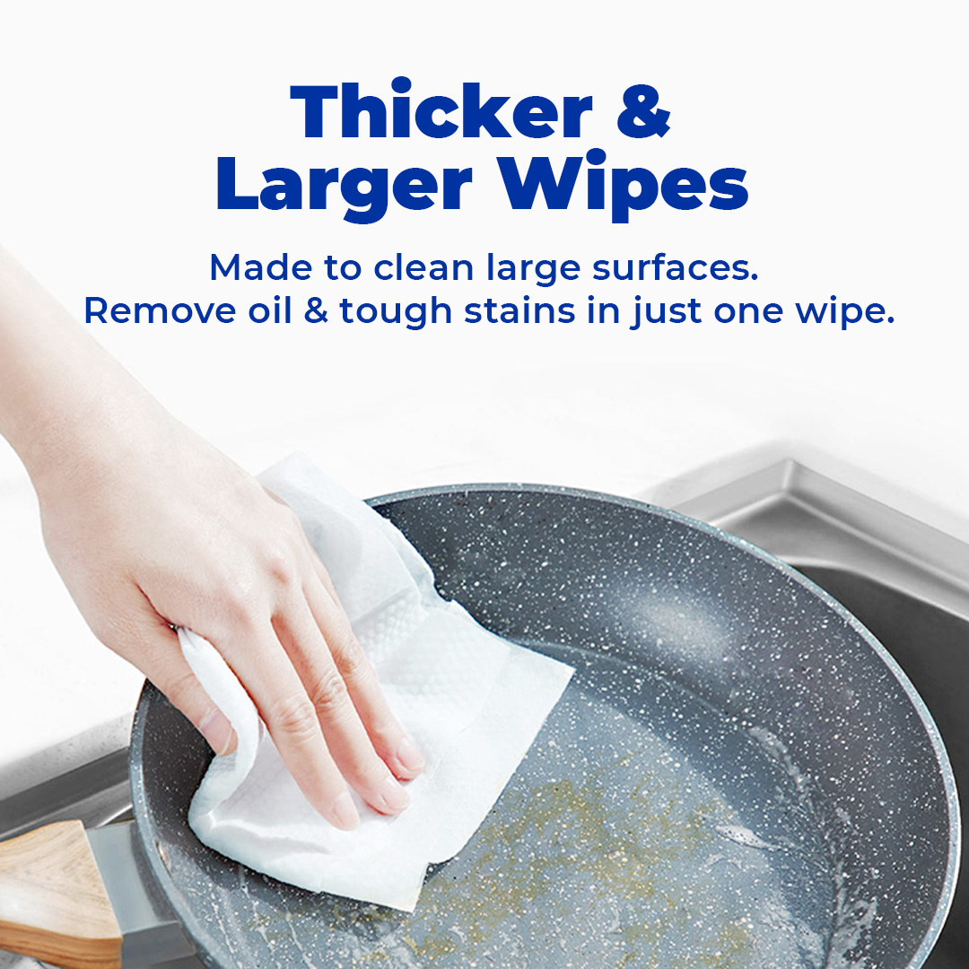 Alcean Kitchen Wipes (40 Wipes x 1 Pack) | Shopee Malaysia