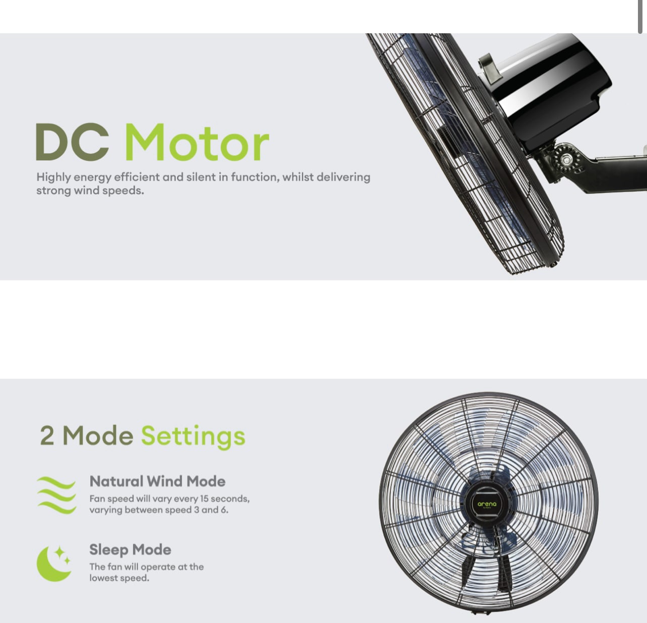 Alpha Arena AWF 1060/18-DC Wall Fan 18 inches Blades | Shopee Malaysia