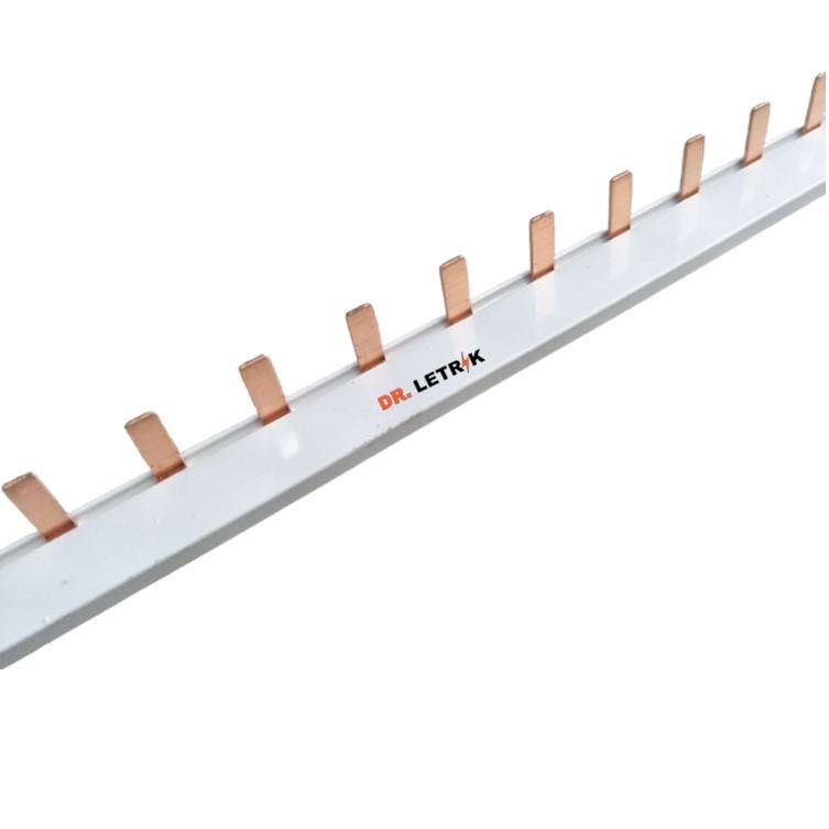 MCB Bar Insulated Busbar Single Phase 63A 1Pole Copper 50ways Pin Prong ...