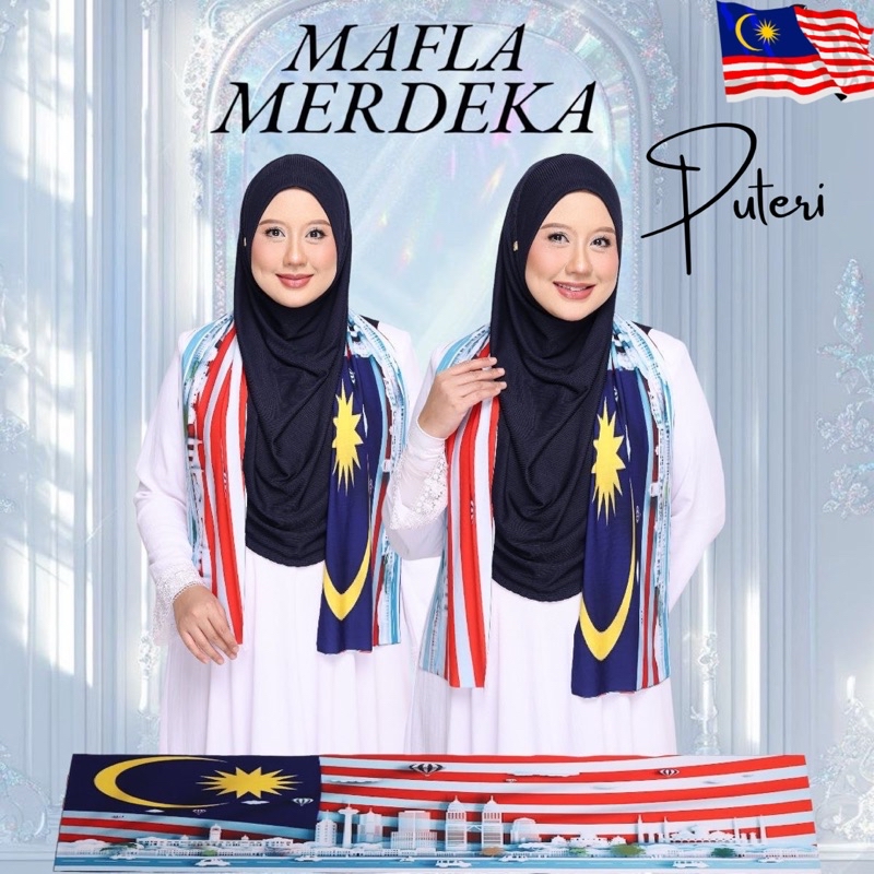 Mafla Merdeka Headband Hari Kebangsaan Shawl | Shopee Malaysia