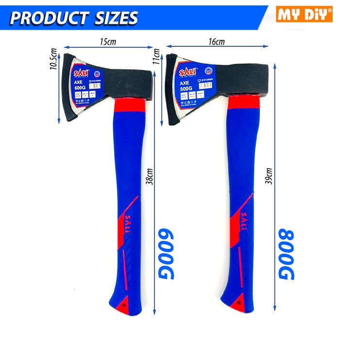 600g Or 800g Heavy Duty SALI Kapak_Axe Plastic Handle Anti Slip ...