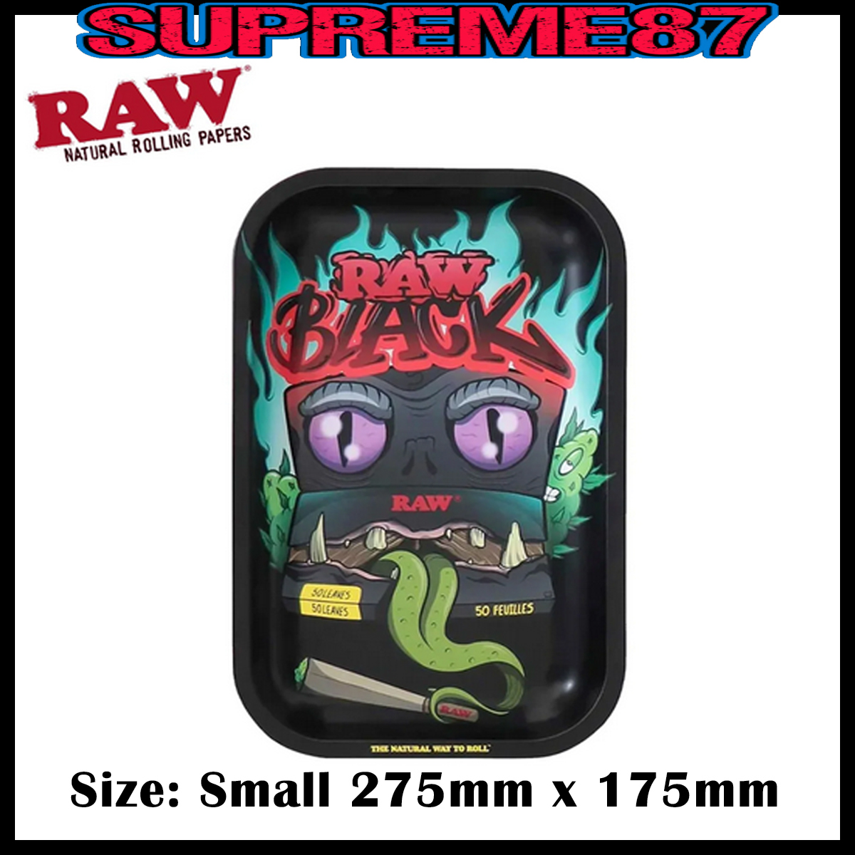 RAW Metal Rolling Tray Raw accessories Raw rolling Tray RAW Crumb ...